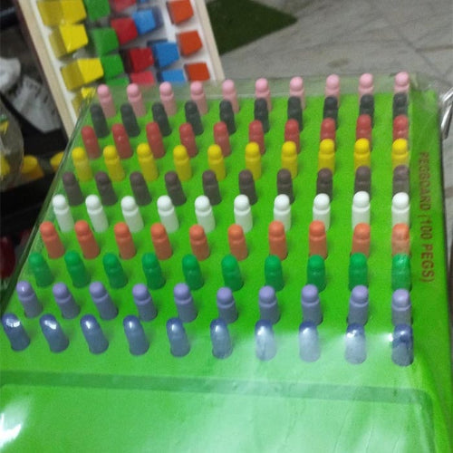 Multi Color Peg Board (100 Pegs) – MeddeyGo.com