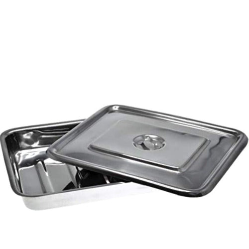 Instrument Tray with Lid Stainless Steel
