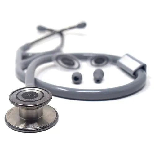 Silvery III SS Stethoscope (Grey) – MeddeyGo.com